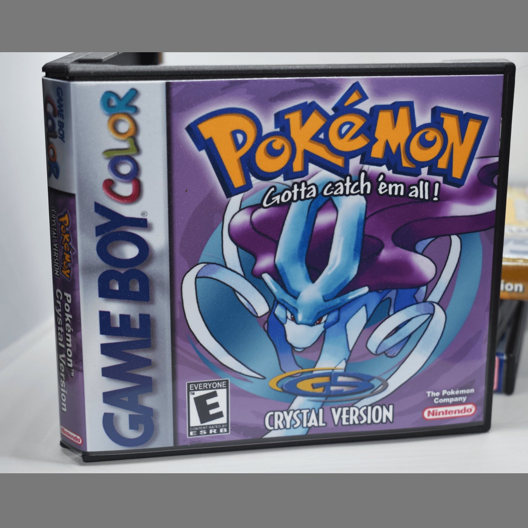 Pokemon Crystal Game Case - Game Boy Color Game Case - No Game Included ...