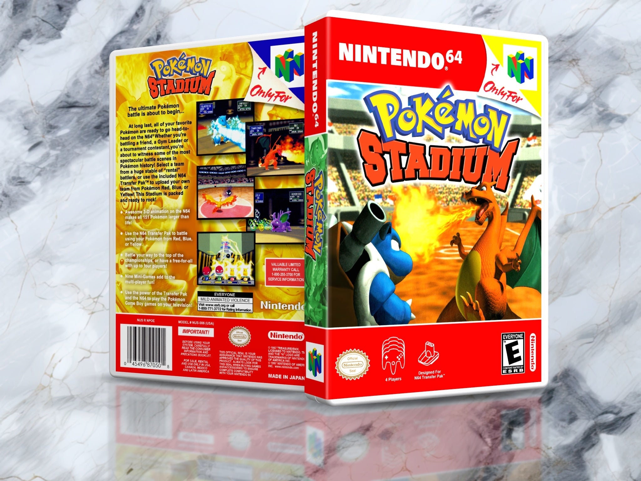 Pokemon Stadium N64 Case No Game Included - Etsy
