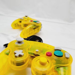 Custom Gamecube Controller , Citrine Yellow NGC Transparent Yellow ...
