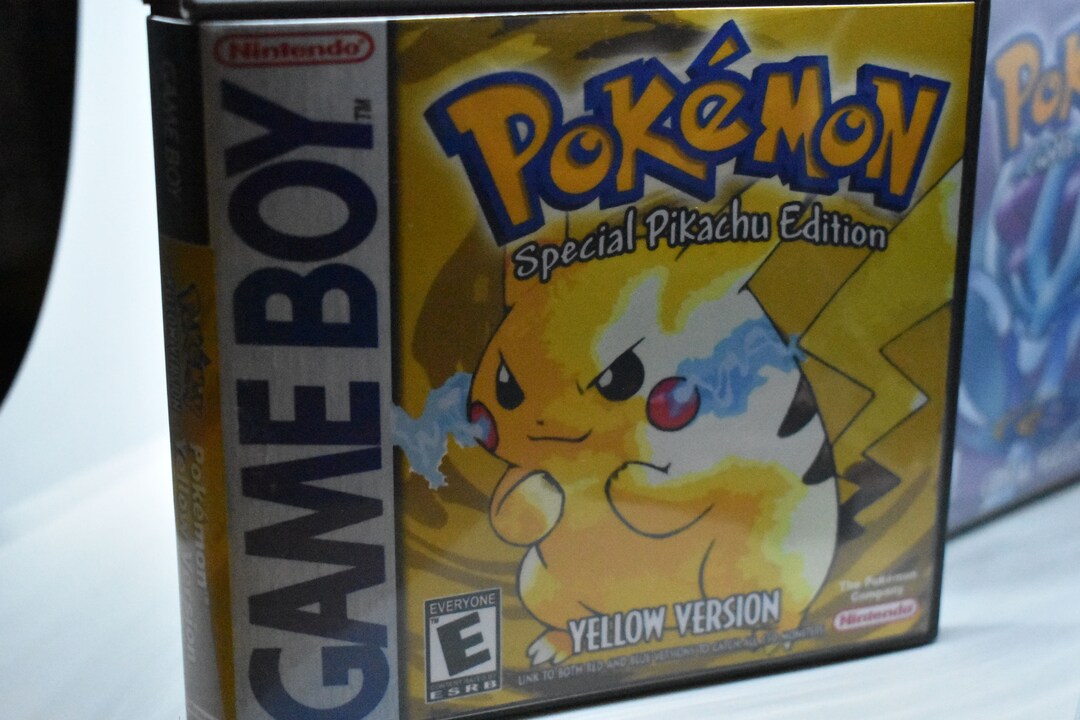 Pokemon Yellow Game Case Game Boy Color Game Case No Game - Etsy