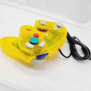 Custom Gamecube Controller , Citrine Yellow NGC Transparent Yellow ...