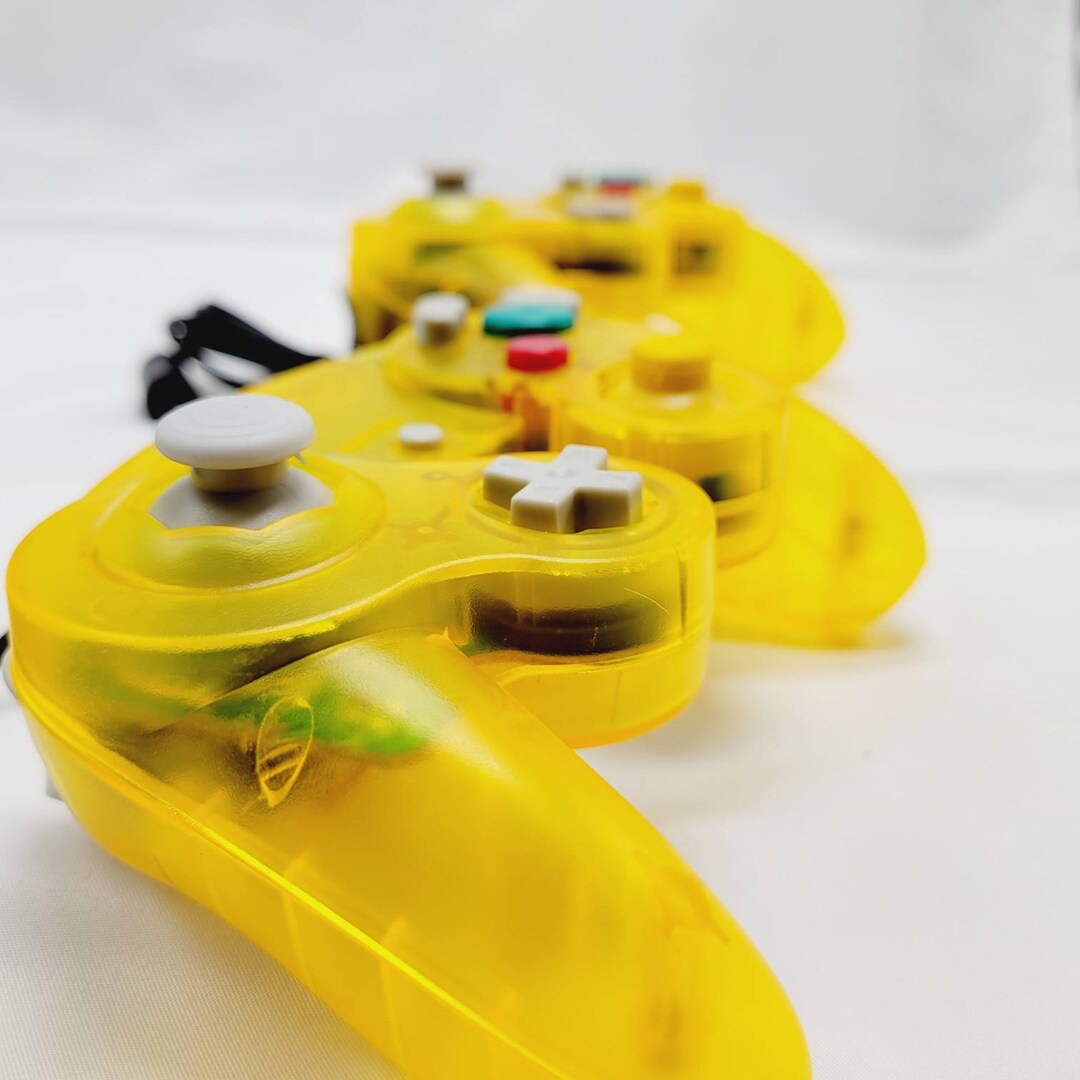 Custom Gamecube Controller , Citrine Yellow NGC Transparent Yellow ...