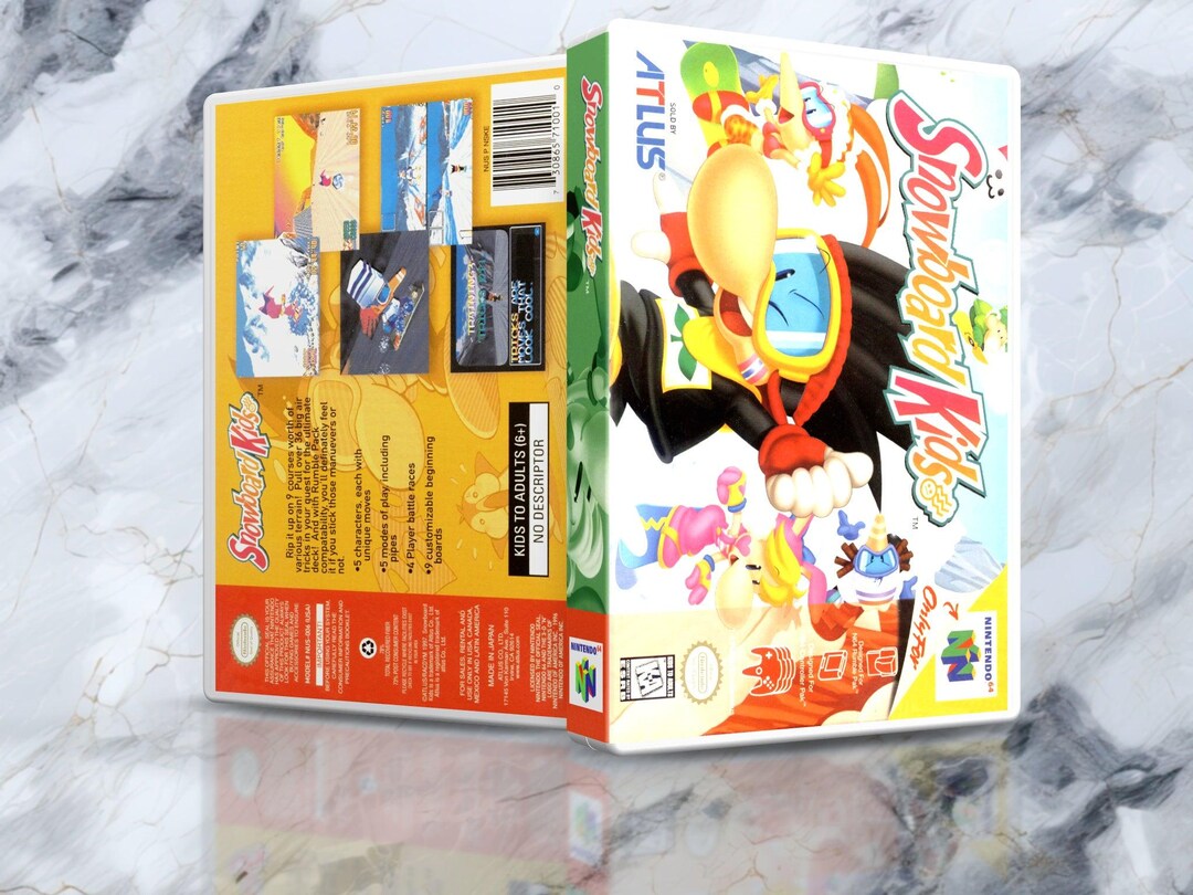 Snowboard Kids - N64 Case - No Game Included - Etsy