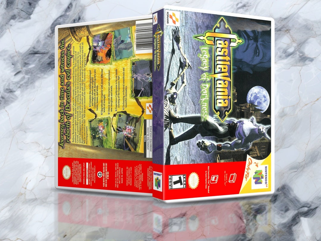 Castlevania Legacy of Darkness - N64 Case - Etsy