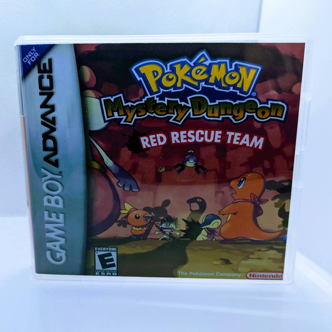 Pokemon Red Mystery Dungeon Gameboy Advance Case GBA Custom Case Pack ...