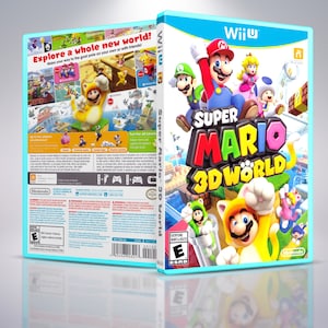 Super Mario 3D World Wii U Custom Case No Game Included Case ONLY - Etsy