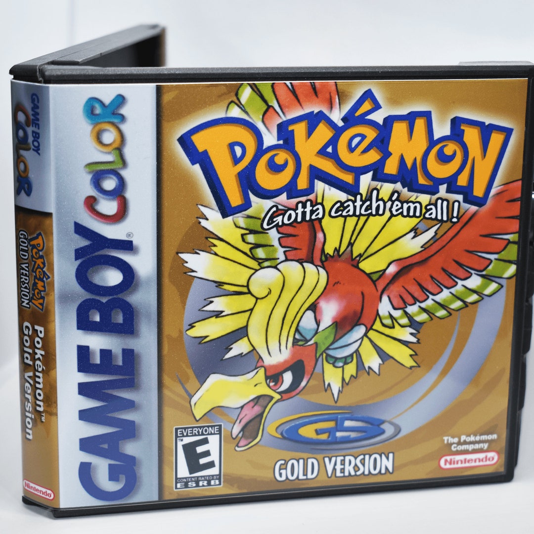 Pokemon Gold Game Case - Game Boy Color Game Case - No Game Included - Etsy