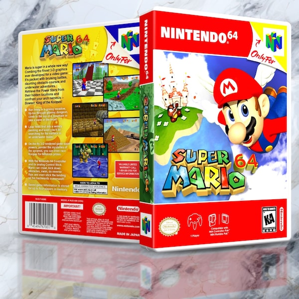 Nintendo 64 Game Case - Etsy