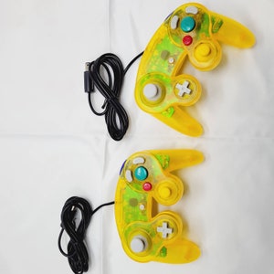 Custom Gamecube Controller , Citrine Yellow NGC Transparent Yellow ...