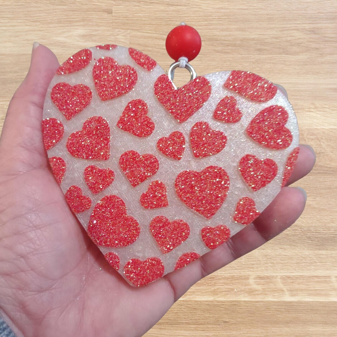 Heart Car Freshener, Car Freshie Made With Aroma Beads/fragrance Oil ...
