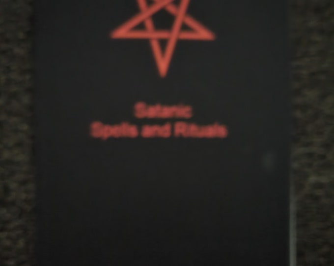 Satanic Spells and Rituals by Adam Thorn - Etsy