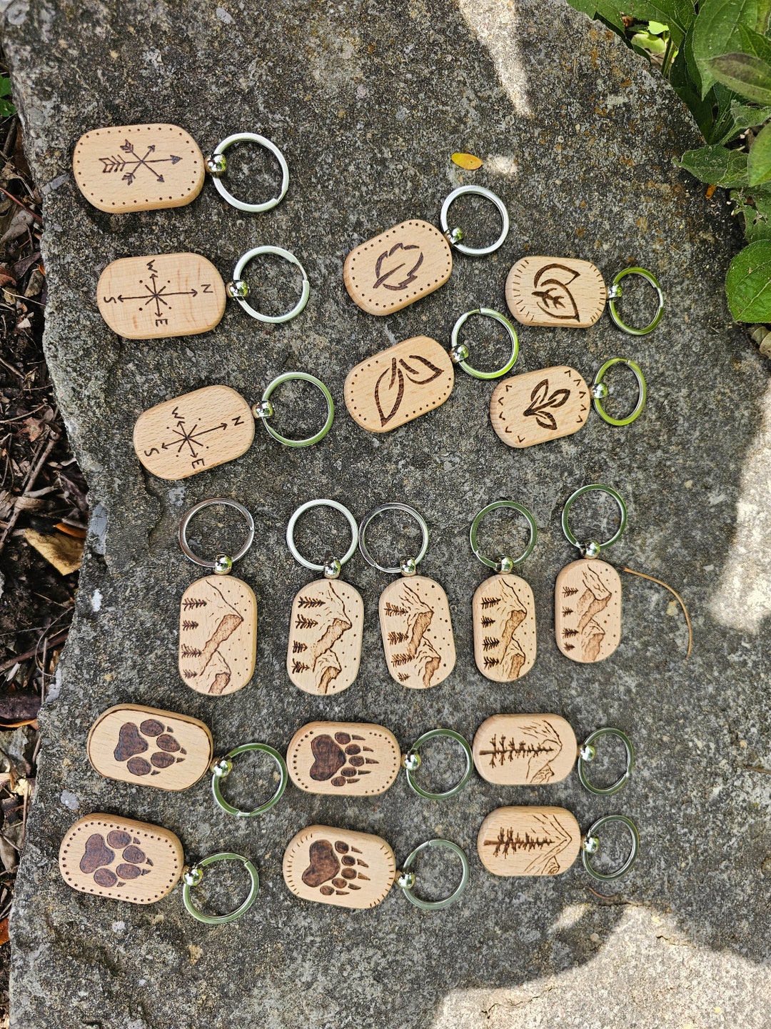 Woodburn Nature Keychains - Etsy