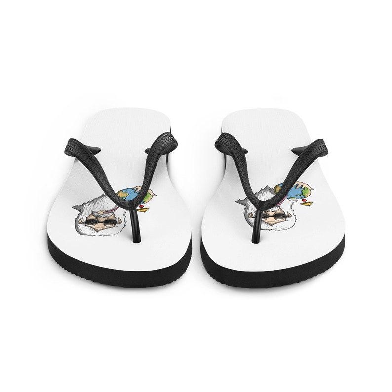 Thirsty God Drinking Earth Flip-flops - Etsy