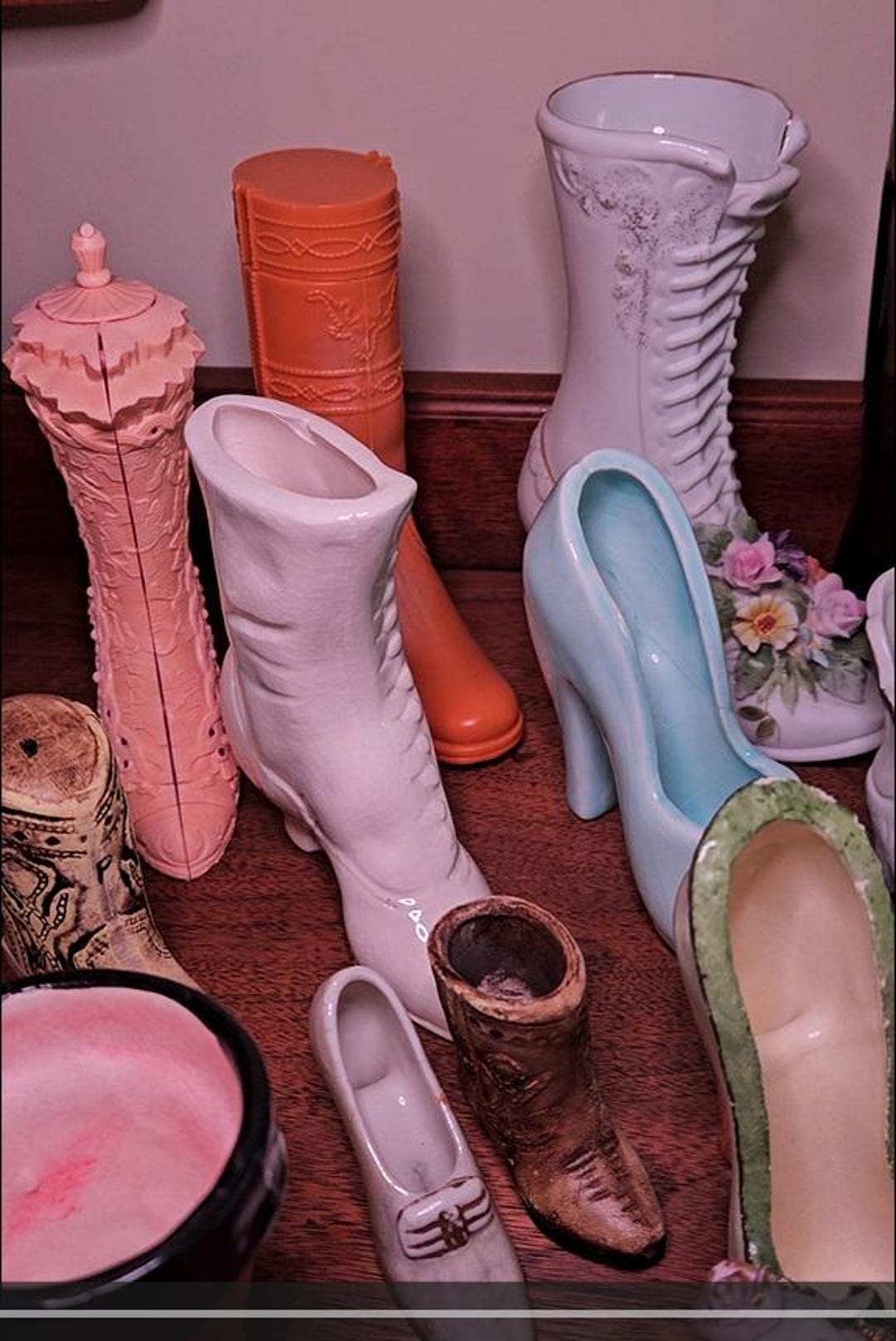 Vintage Porcelain Boot Figurines – Over 30 Whimsical Miniatures | Baby ...