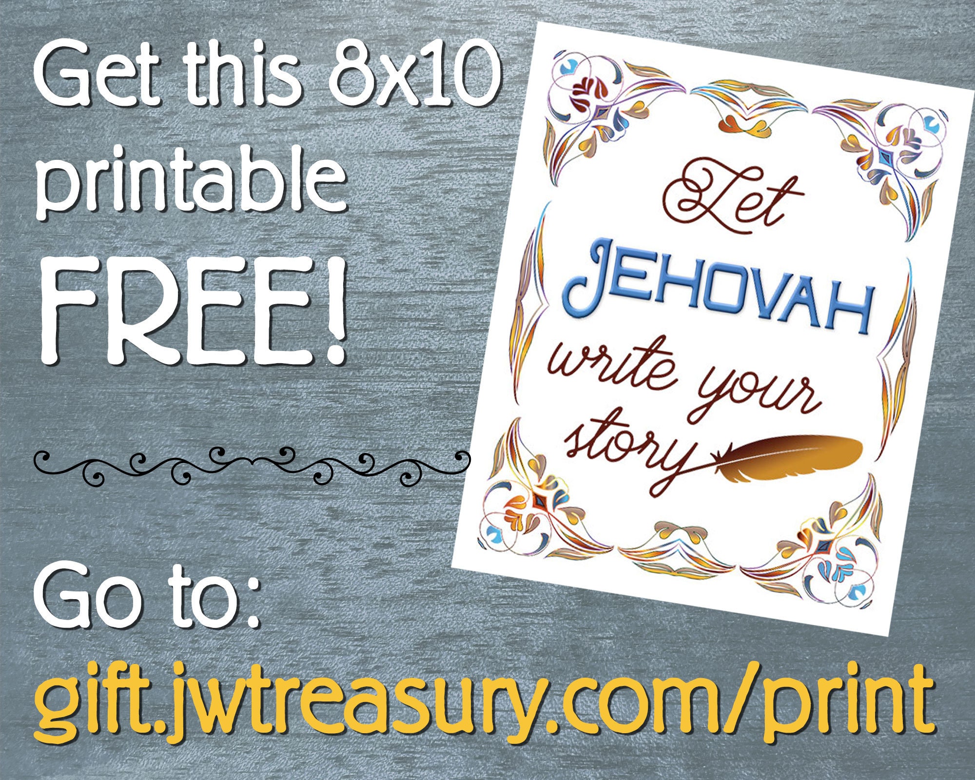 JW Letterhead Letter Writing Stationery Instant Download | Etsy