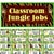 Jungle Classroom 56 Jobs With Editable Section and 3 Headers to Choose ...