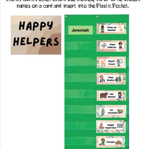 Editable Boho 56+ Classroom Job Charts Naturals With Plants and Animals ...