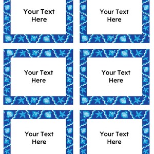 Class Library Genre and Author Bin Labels With Posters in an Ocean ...