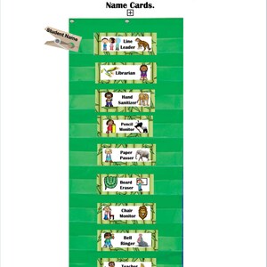 Jungle Classroom 56+ Jobs With Editable Section and 3 Headers to Choose ...