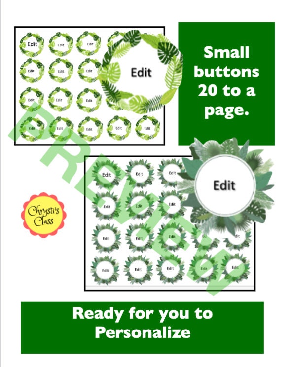 Editable Jungle Student Name Plates and Classroom Labels You Can Print ...