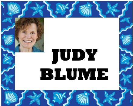 Class Library Genre and Author Bin Labels With Posters in an Ocean ...