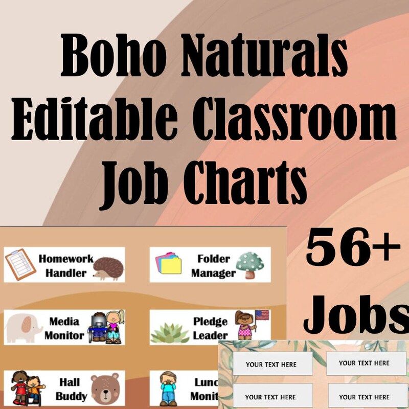 Classroom Jobs Chart - Etsy