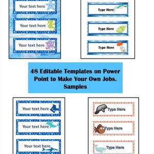 46+ Ocean Classroom Job Charts With Editable Section and 6 Styles to ...