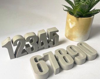 Concrete Numbers | Etsy