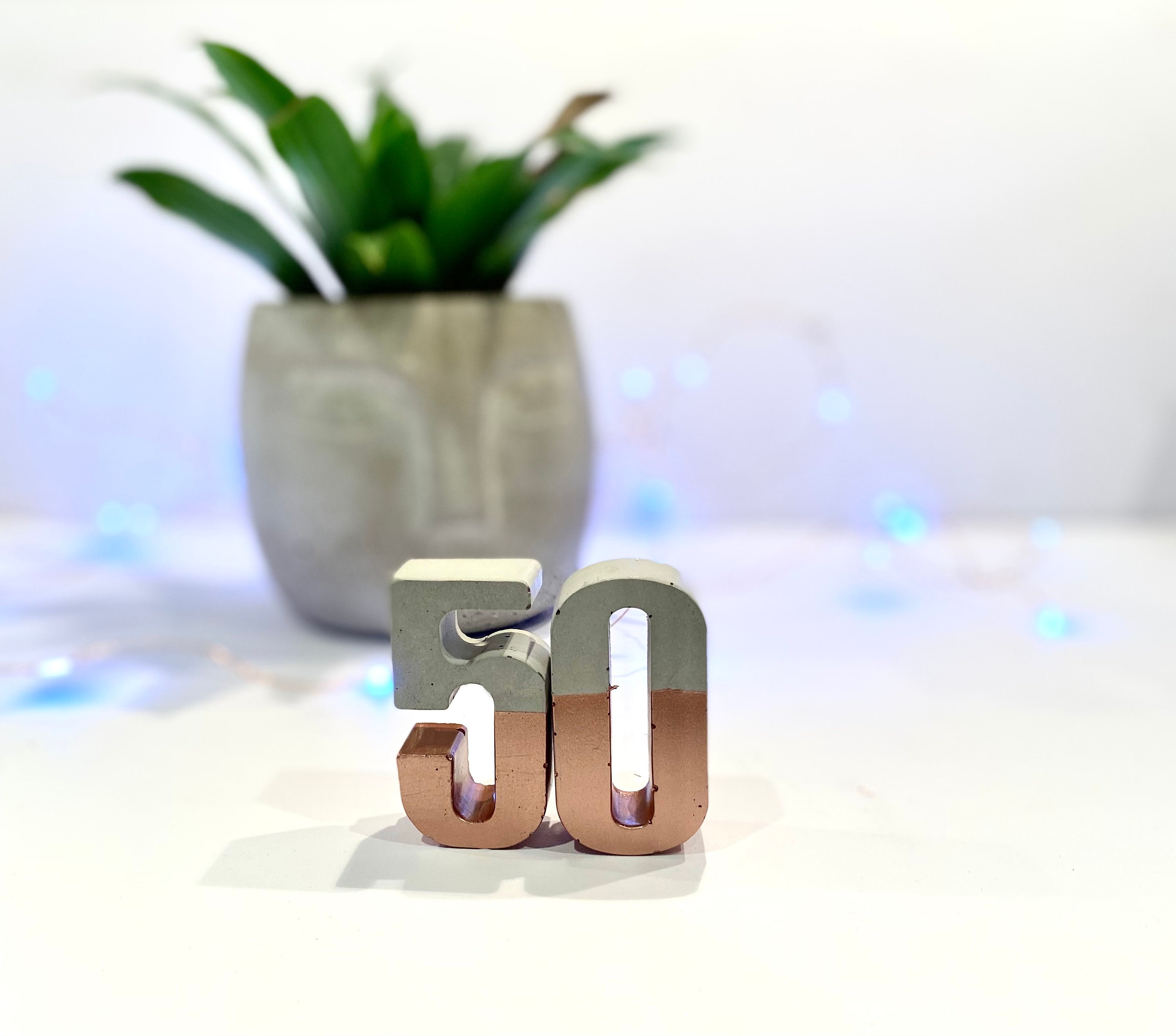 Concrete Numbers Handmade Concrete Numbers Shelf - Etsy Australia