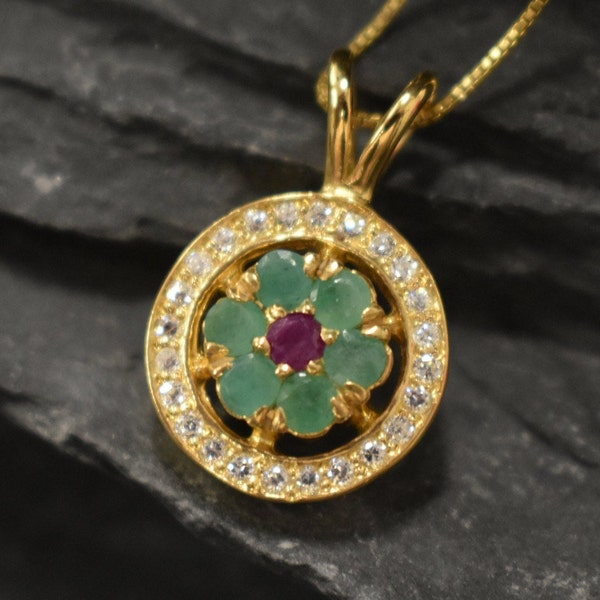 Emerald Pendant - Etsy