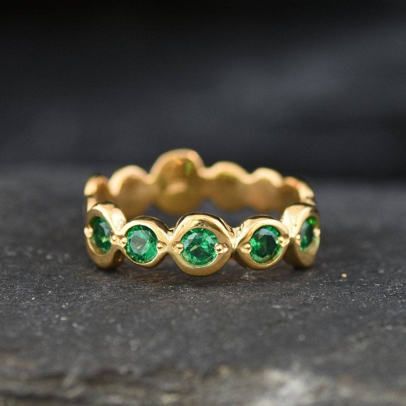 18k Gold Ring - Etsy