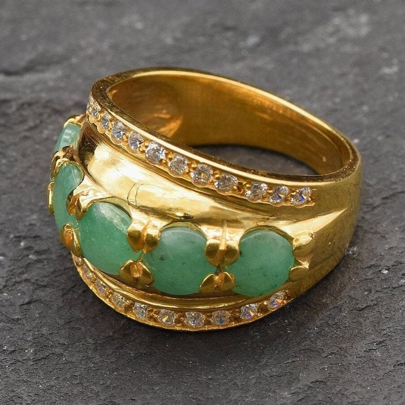 Chunky Gold Ring - Etsy