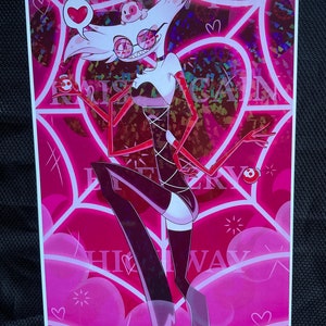 17"hx11"w HOLOGRAPHIC Angel Dust Poster - Etsy