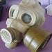 Vintage Bulgarian New Gas Mask PMG Only Mask, White, Bulgarian Gas Mask ...
