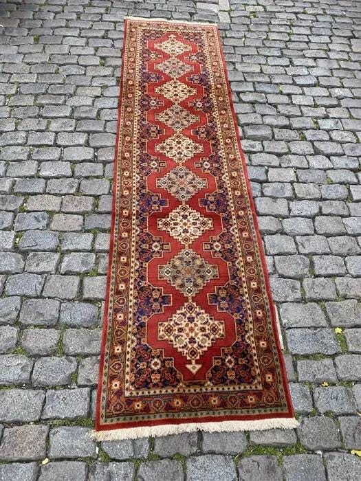 Belgian Carpet - Path Woven From Wool, 71x285 CM, 100% Wool, Retro ...