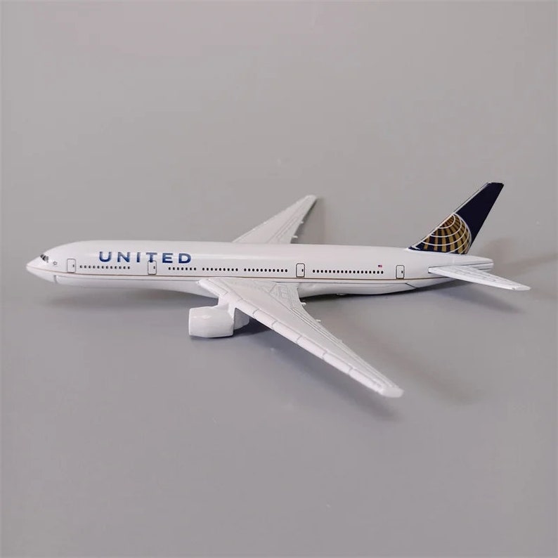 United Boeing 747 16cm Aircraft Model Metal Model Airplane United ...