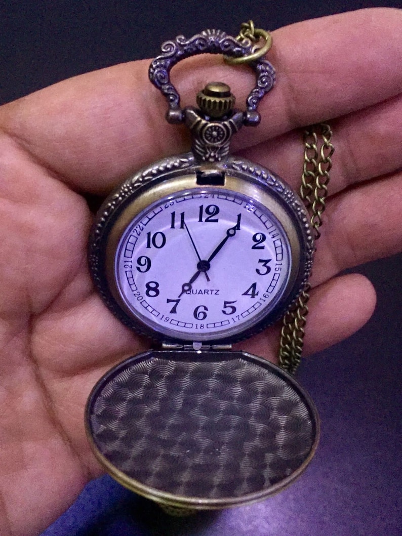 Vintage USSR Pocket Watch Communist USSR Clock Necklace Chain Soviet ...