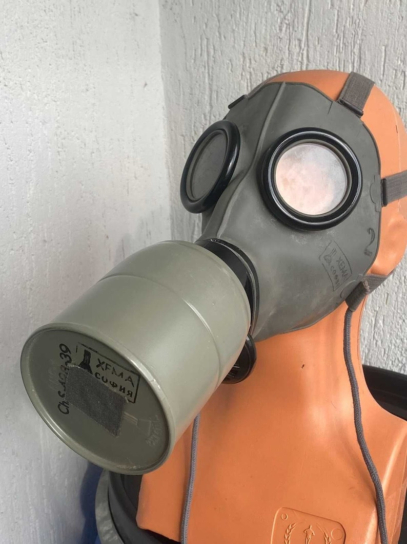 Bulgarian Tsarski Chema Gas Mask 1939 Original Chema Sofia - Etsy
