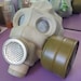 Vintage Bulgarian New Gas Mask PMG Only Mask, White, Bulgarian Gas Mask ...