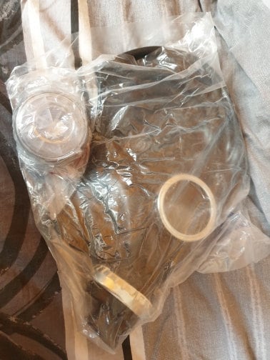 Retro New Gas Mask PG Russian Model Civil Gas Mask + Filter Black Gray ...