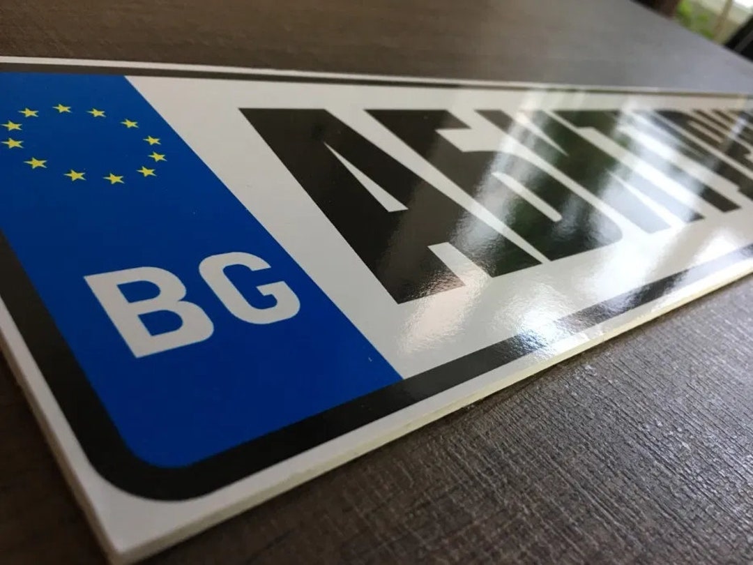 Personalized Custom Car License Plate With Inscription Prom, Bridegroom ...