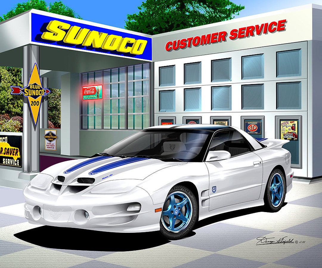 Trans Am 30th Anniversary Art Print: 1999-2002 Car Poster Comes in 4 ...