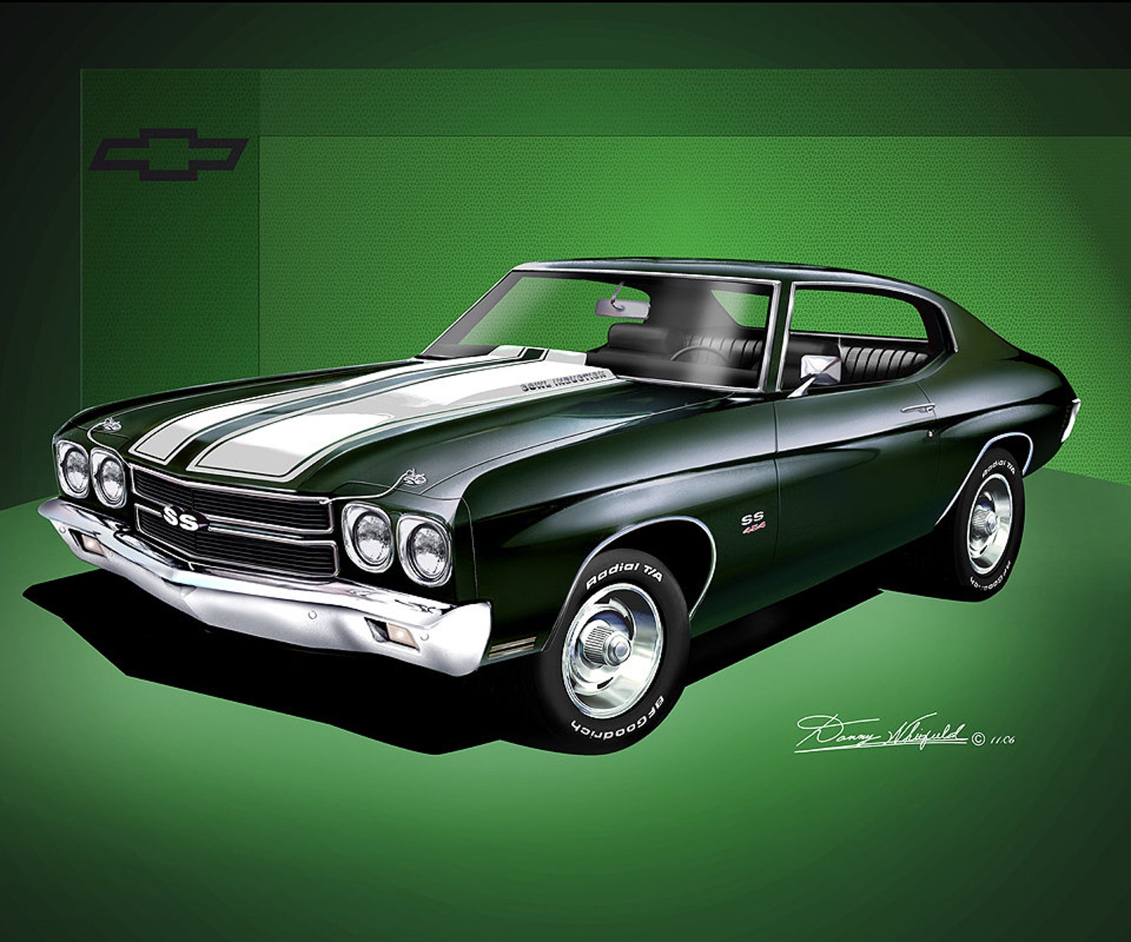 1970 Chevrolet Chevelle Art Prints by Danny Whitfield Comes in 10 ...