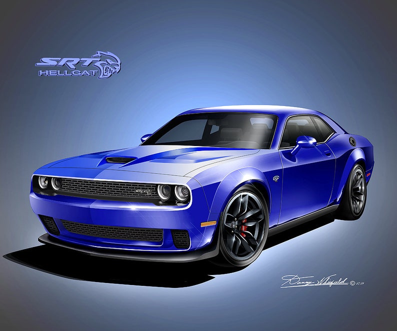 2018 Muscle Car Art Prints by Danny Whitfield Comes in 9 - Etsy