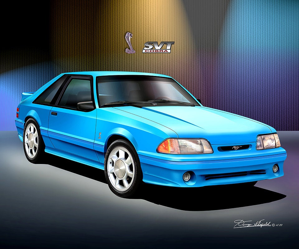 1993 Mustang Cobra Teal