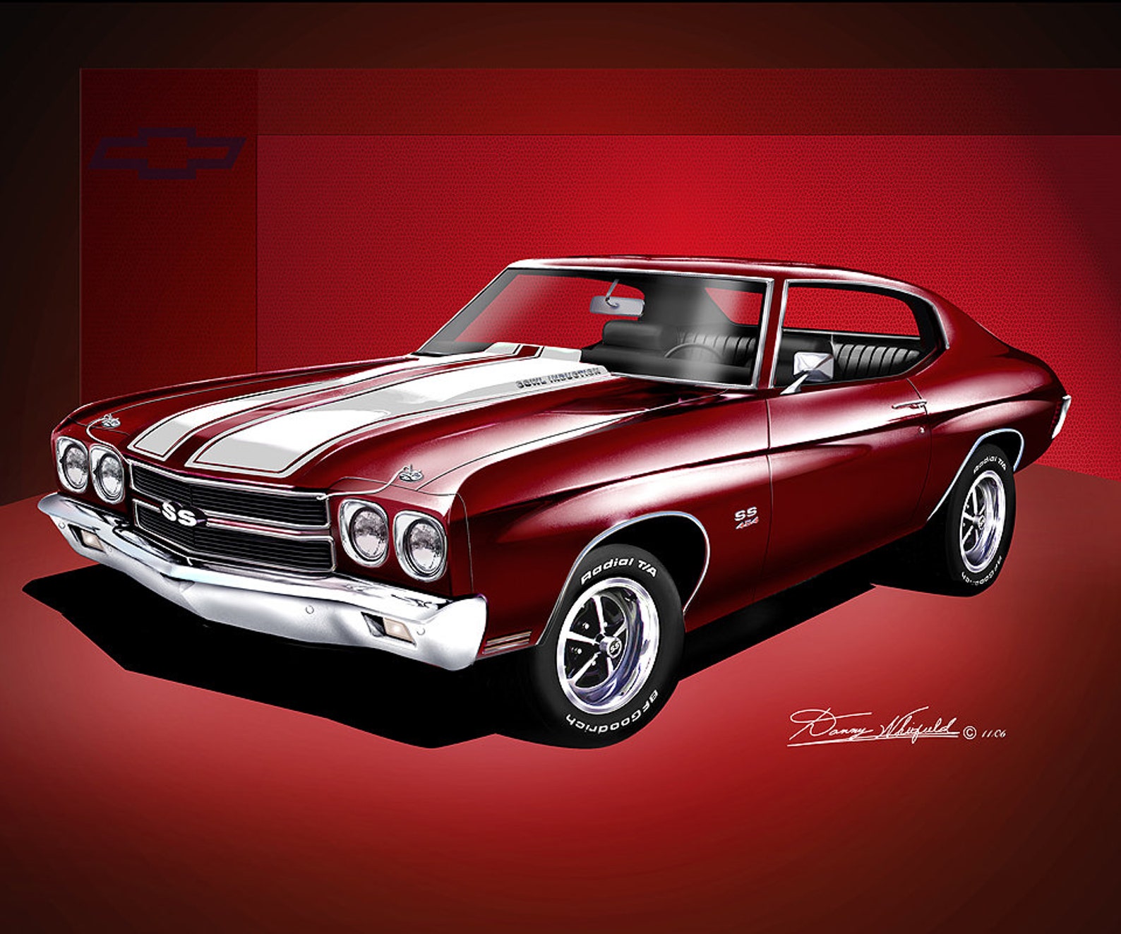 1970 Chevrolet Chevelle Art Prints by Danny Whitfield Comes in 10 ...