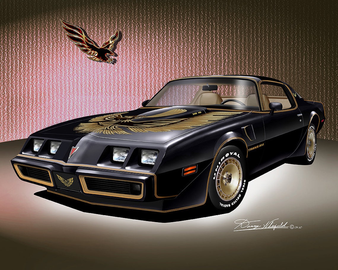 1980-1981 Pontiac Firebird Trans Am Art Prints by Danny Whitfield Comes ...