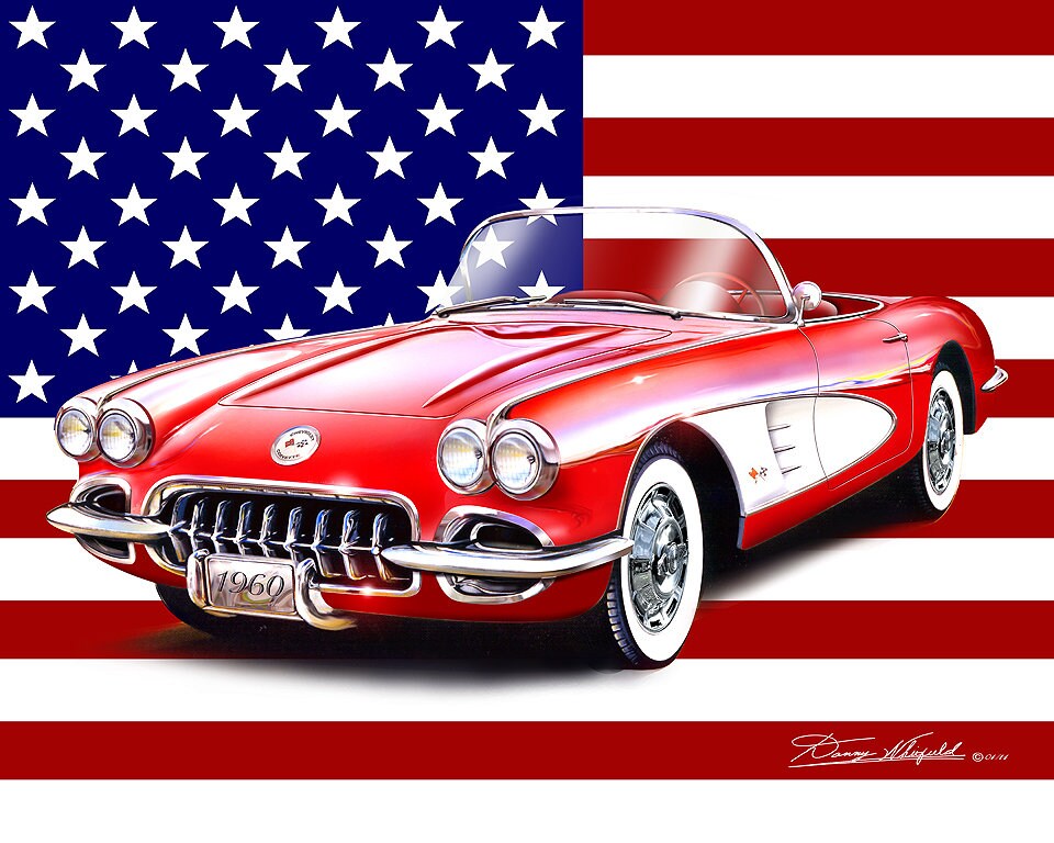 Chevrolet Corvette Stingray Art Prints by Danny Whitfield the All ...