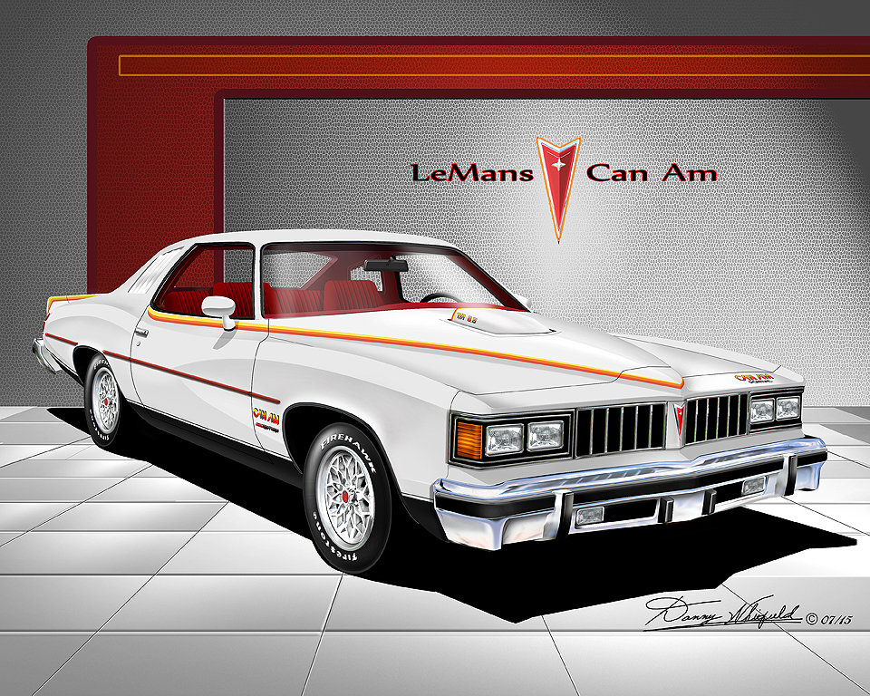 1977 Pontiac Lemans Can Am Art Prints by Danny Whitfield | Comes in 5 ...