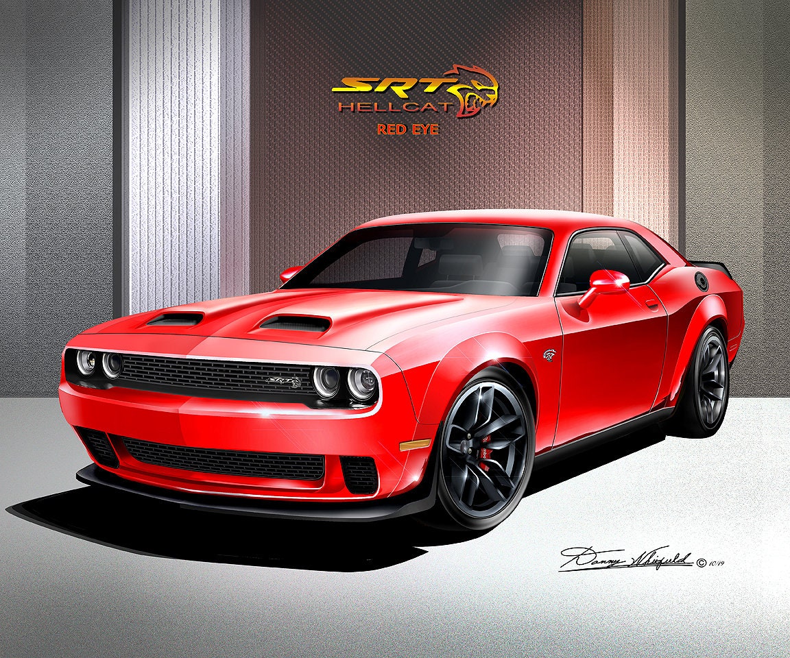 2019 Muscle Car Art Prints by Danny Whitfield Comes in 9 Different ...
